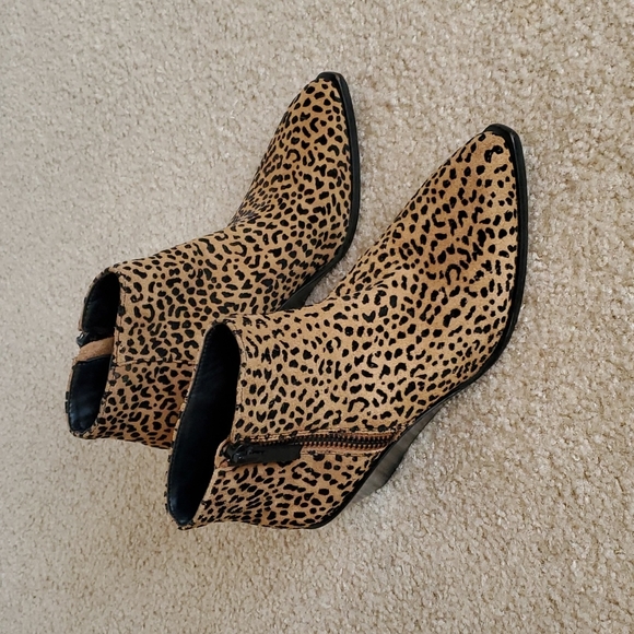 1. State | Shoes | State Nimal Print Kipp Booties Wedge Style Size 8 ...
